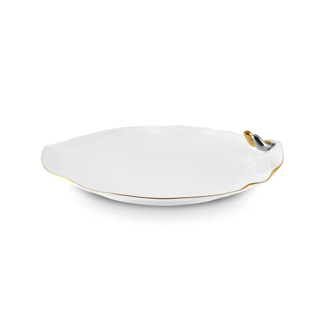 Karaca X Müge Anlı Assiette De Service Oiseau Dorée 27 Cm